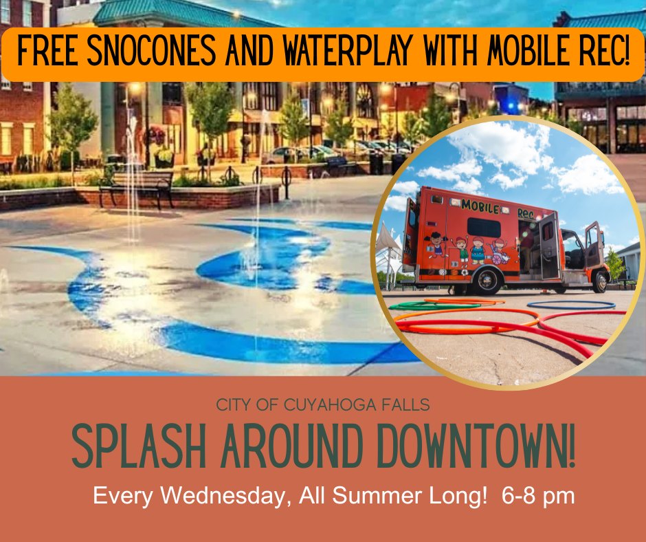 Splash Pad (Seasonal) | Downtown Cuyahoga Falls